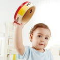 Hape: Tap-Along Tambourine - Wooden Hand Drum & Shaker Toy, Tap & Shake ...