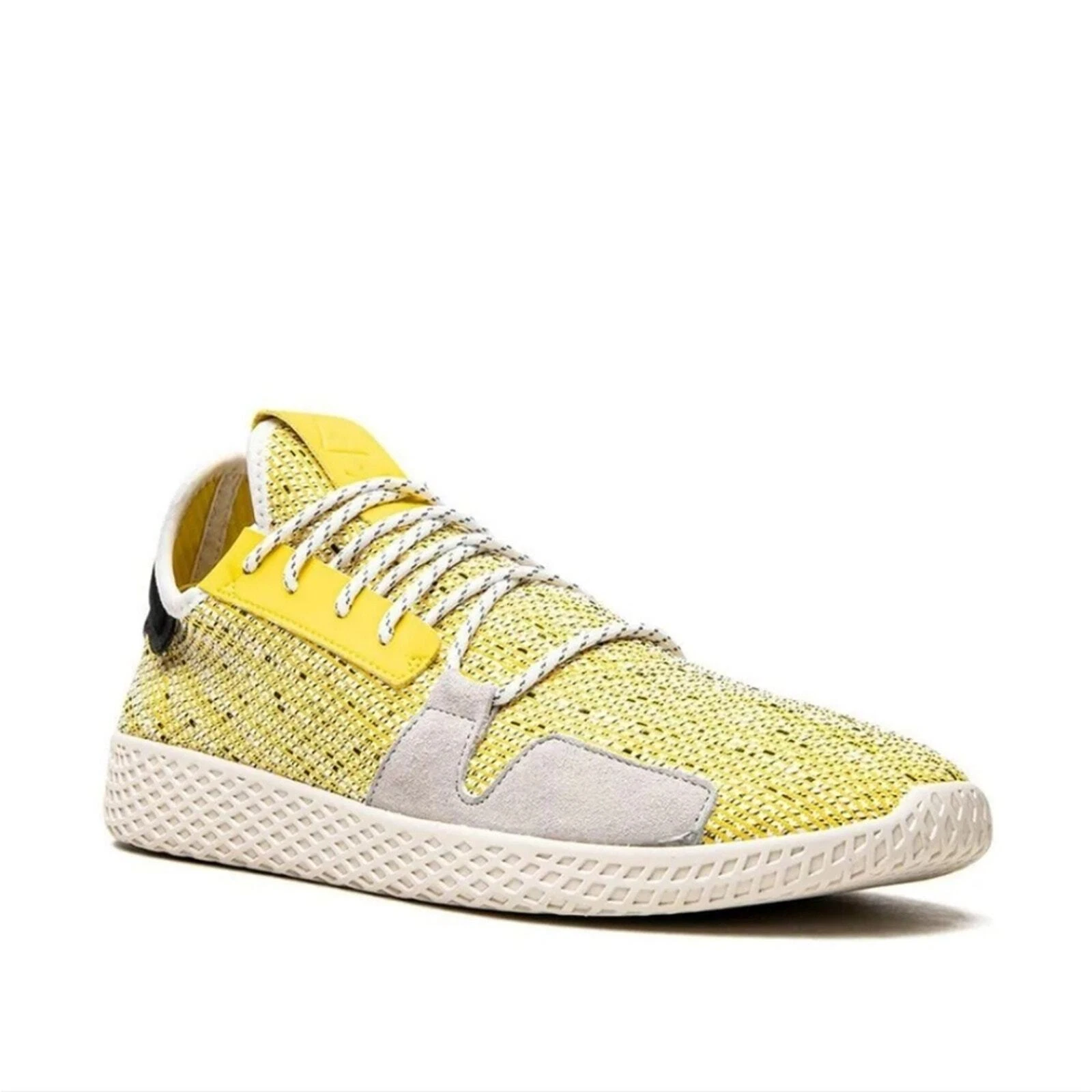Adi - das x Pharrell Williams Collab HuV2 Yellow Sneakers Size 8 Casual ...
