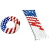 Swimline Large 36" Inflatable Patriotic American Flag Pool Tube Float ...