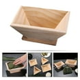 3 Pc Sushi Chinese Rice Balls Traditional Food Quadrangular Mould ...