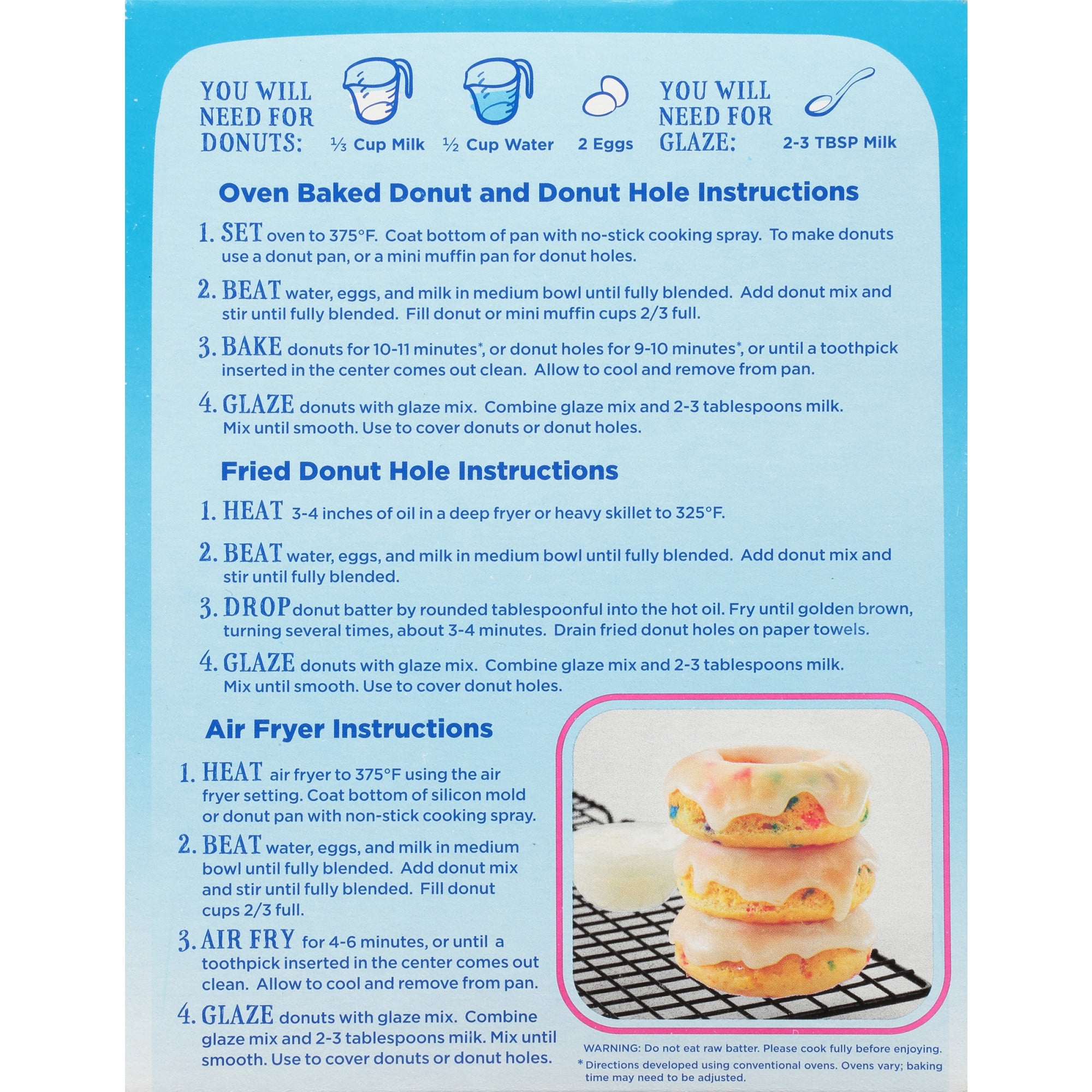Pillsbury Raised Donut Mix Instructions For Baking - Infoupdate.org