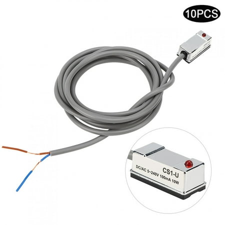 Spptty Cylinder Magnetic Switch,Pneumatic Magnetic Sensor,10Pcs ...