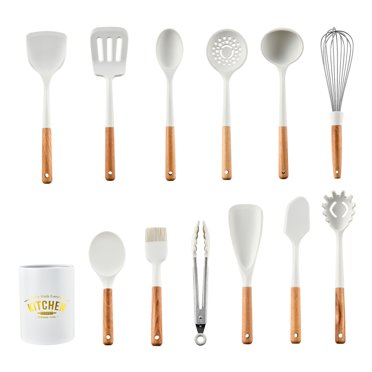 Baking Utensils - 17 Nylon Stainless Steel Baking Supplies - Non-Stick ...