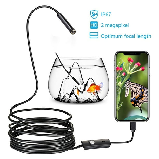CNKOO USB Endoscope Inspection Camera Borescope CMOS Waterproof Snake ...