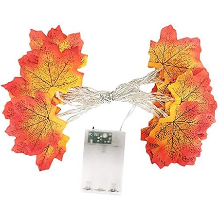 Maple Leaf String Lights Simulation Creative Safety Energy Saving ...