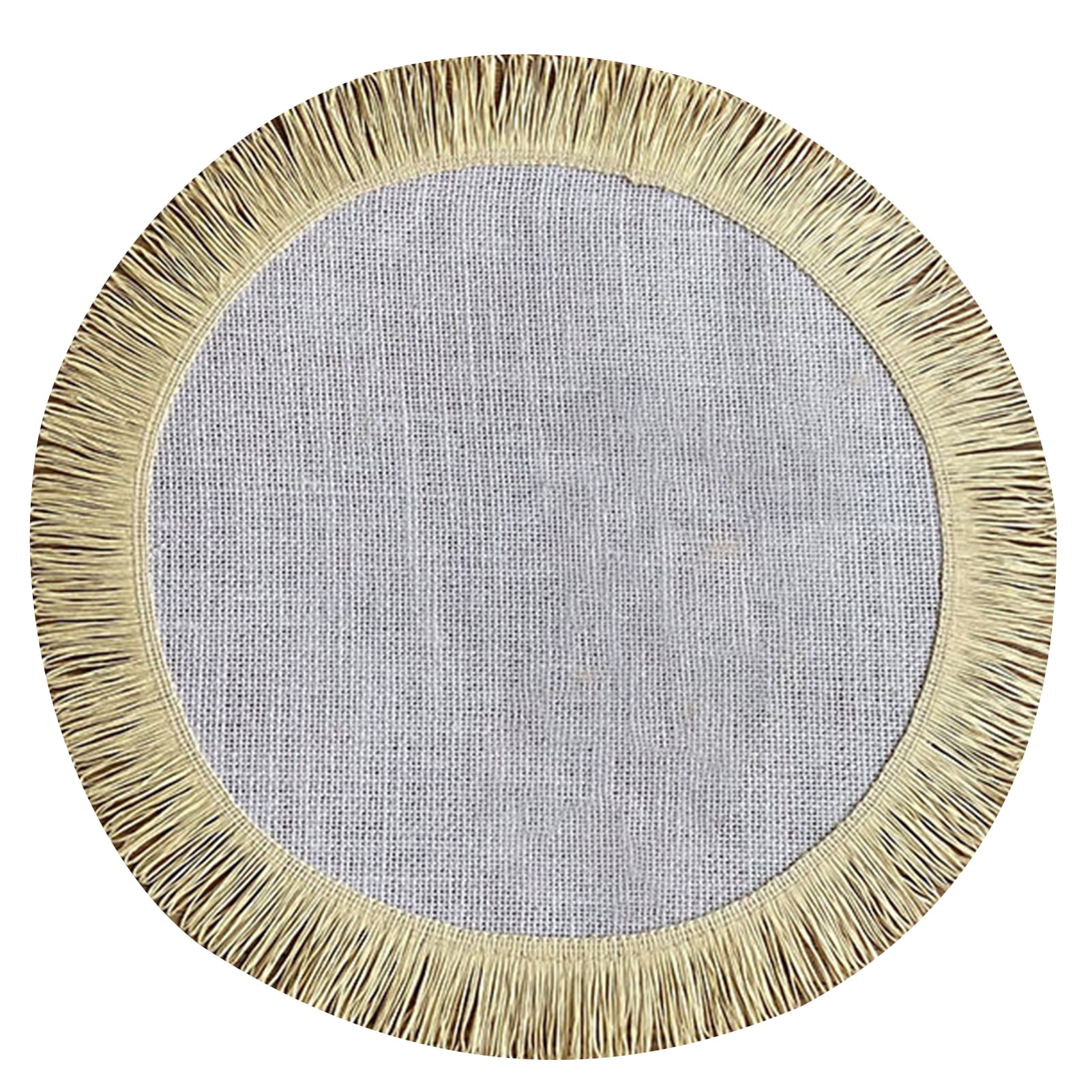 Place Mat Collapsible Anti-slip Jute Universal Dining Table Insulated ...