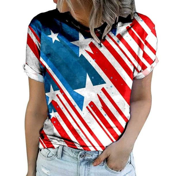 Sequin American Flag Top