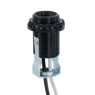 B&P Lamp® Candelabra Base, Candle Socket with 1/8 F hickey, 1 1/2 ...