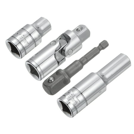 Uxcell Socket Accessory Set, 9mm Shallow and Deep Socket Universal ...