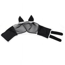Horse Fly Mask with Ears, Horse Mask Anti-Mosquito and Insect, black ...