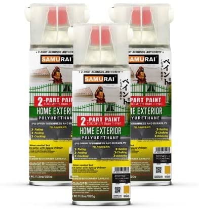 Samurai 2-Part Spray Paint Epoxy Primer for Home Exterior (Metal Primer ...