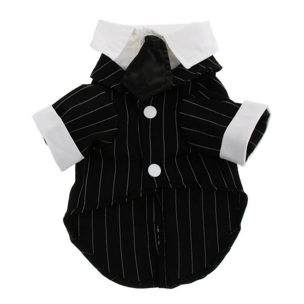 perro cachorro ropa para mascotas elegante traje corbata de lazo traje ...