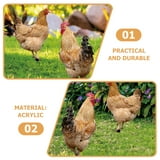 2 Pcs Garden Decoration Outdoor Yard Decorations Lawn Ornament ...