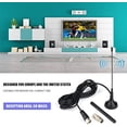 Antenna, 50-mile range amplifier vertical dual antenna support -- 2 ...