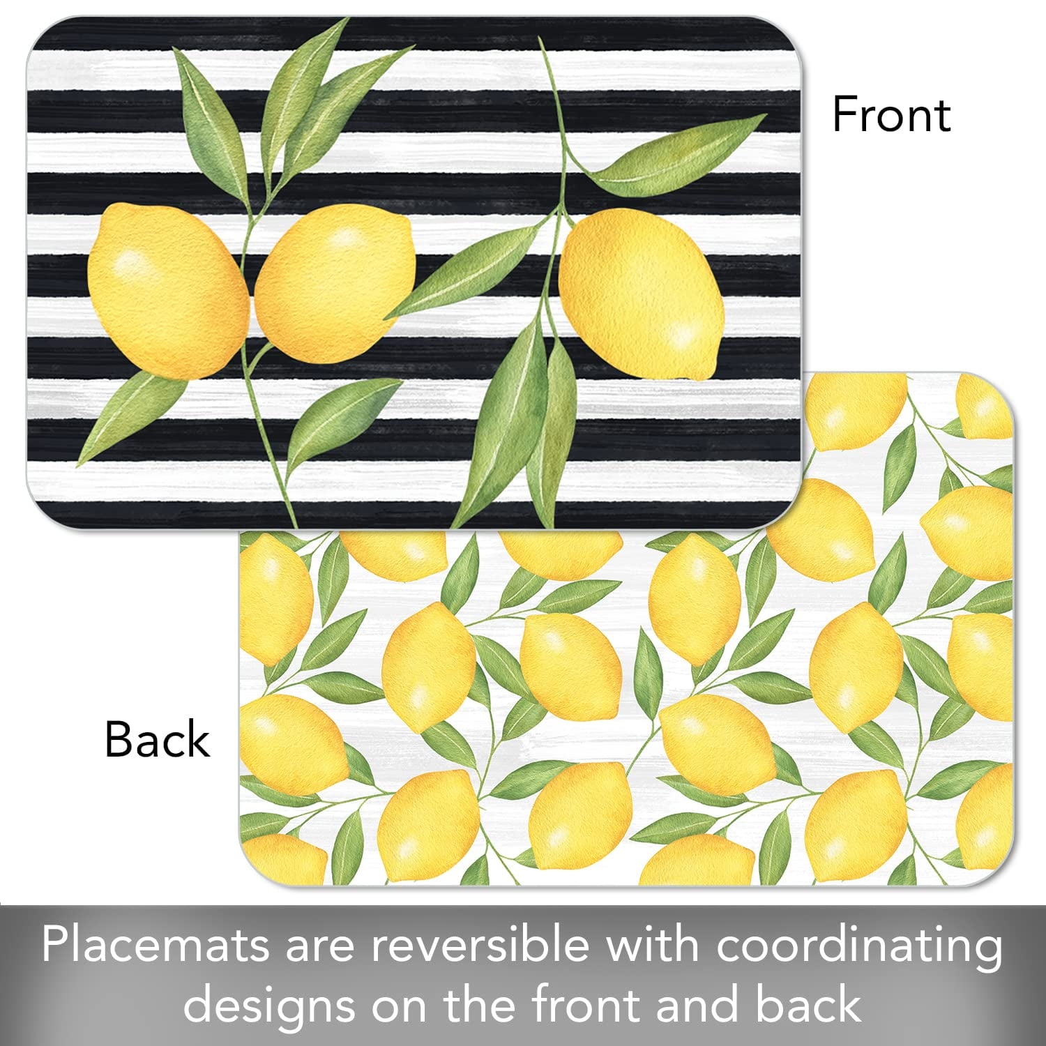 Buy CounterArt Jardin De Citron, Reversible Rectangular Tabletop ...