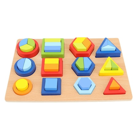 Shape Sorting Board,Wooden Geometrical Shape Sorting Shape Matching ...