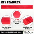 CanDo Twist-n' Bend Flexible Resistance Bars, Grip and Forearm ...