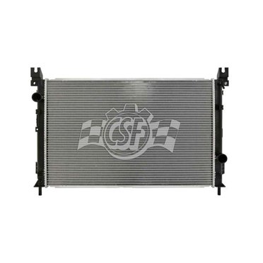 CSF 3633 1 Row Plastic Tank Aluminum Core Radiator - Walmart.com