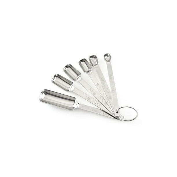 Norpro Stainless Steel Measuring Spoons | Elongated (Set of 6 ...