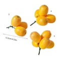 Artificial Loquat Fruit Realistic Simulation Fruits Model for Home ...
