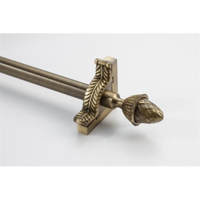 Zoroufy 01660-03604 48 in. Grand Dynasty Smooth Tubular Stair Rod Set ...