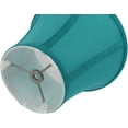 eTeckram Softback Bell Lampshade, Teal Faux Silk, Spider-Fitter, 5x9x7 ...