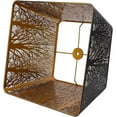 Medium Square Lamp Shades, Metal Lampshade with Pattern of Trees for ...