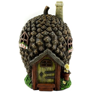 Midwest Design Fairy Garden LED Log Cabin-5.5" - Walmart.com