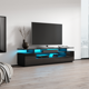 Eva TV Stand for TVs up to 85", Modern High Gloss 77" Entertainment ...