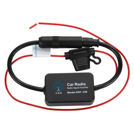 Omni Stylish FM 88-108MHz Car Antenna Signal Amp Booster Radio ...