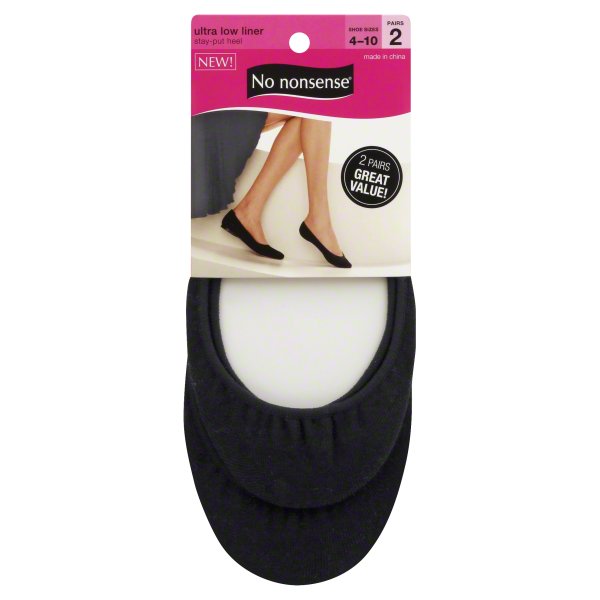 Kayser-Roth Corporation, No Nonsense Ultra Low Liners, 2 pairs ...