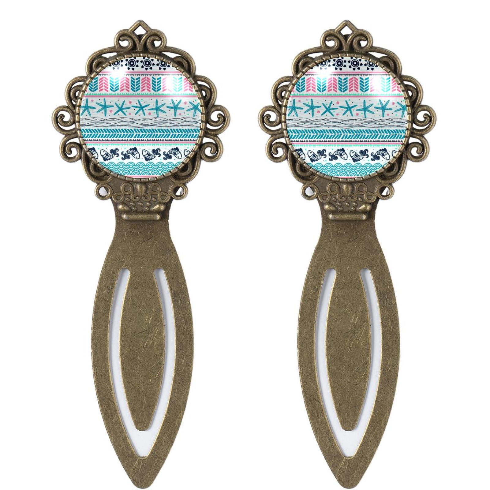 Bookmark Gift Box Set Vintage Bookmarks Page Holder with Crystal Glass ...