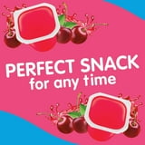 Snack Pack Sugar Free Cherry Flavored Juicy Gels, 4 Count Food Snack ...