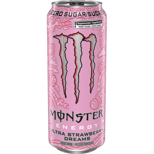 Monster Ultra Strawberry Dreams, 473ml - Walmart.ca