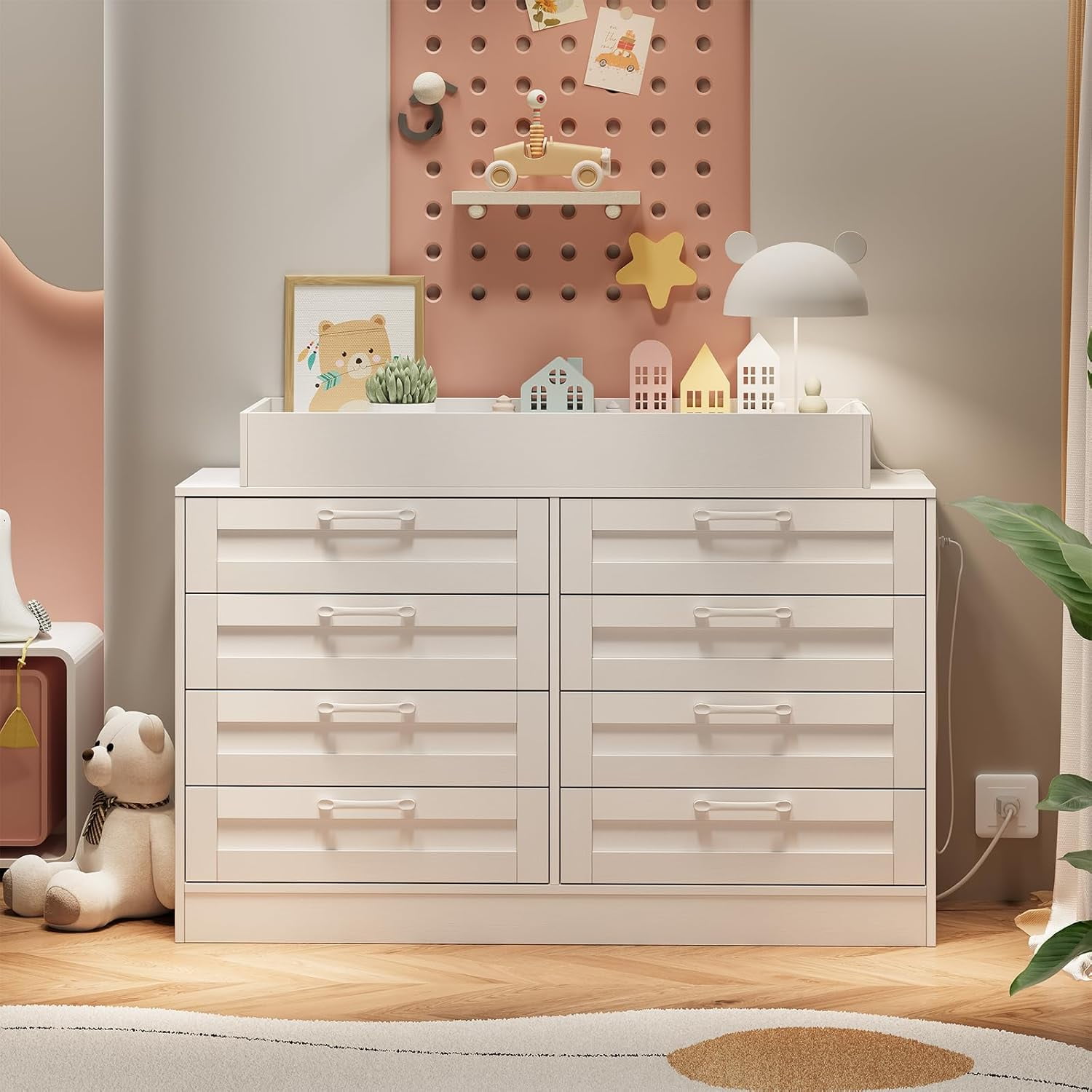 Click here for Zzistar Baby Changing Dresser With 8 Drawers - Woo... prices