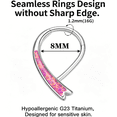 DESIGNICE G23 Titanium 16G Teardrop Septum Hoop Ring Daith Tragus ...