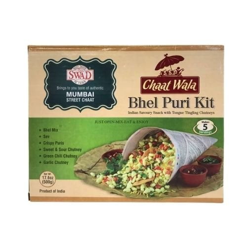 Swad Bhel Puri kit Open Mix Eat 500g (Pack of 2) - Walmart.com