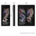 Samsung Galaxy Z Fold 3 5G SM-F926U 512GB Unlocked Phone, Phantom Black ...