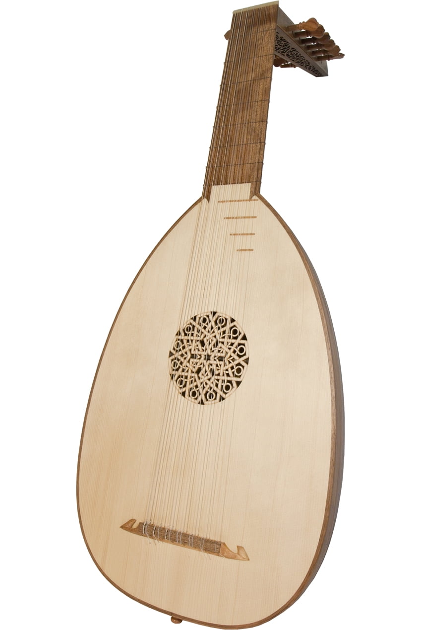ROOSEBECK DELUXE 7-COURSE WALNUT LUTE w/ GIG BAG - Walmart.com