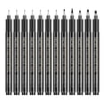 7829 12Pcs Artist Drawing Pen Waterproof Fine Liner Pen Art Marker Set ...