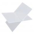 Clear Acrylic Book Holder Open Book Display Stand for Coffee Table ...