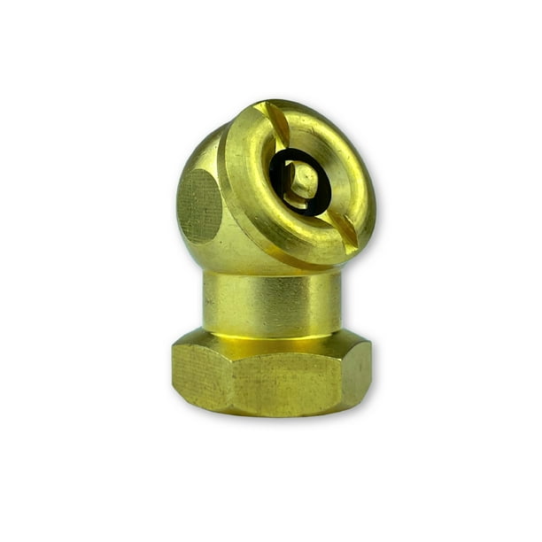 Solid Brass Ball Foot Closed Flow Air Chuck Tire Inflator Filler 1/4 ...