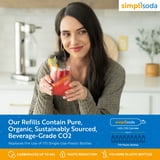 Simpli Soda CO2 Cylinders, 60L Capacity, Compatible with SodaStream ...
