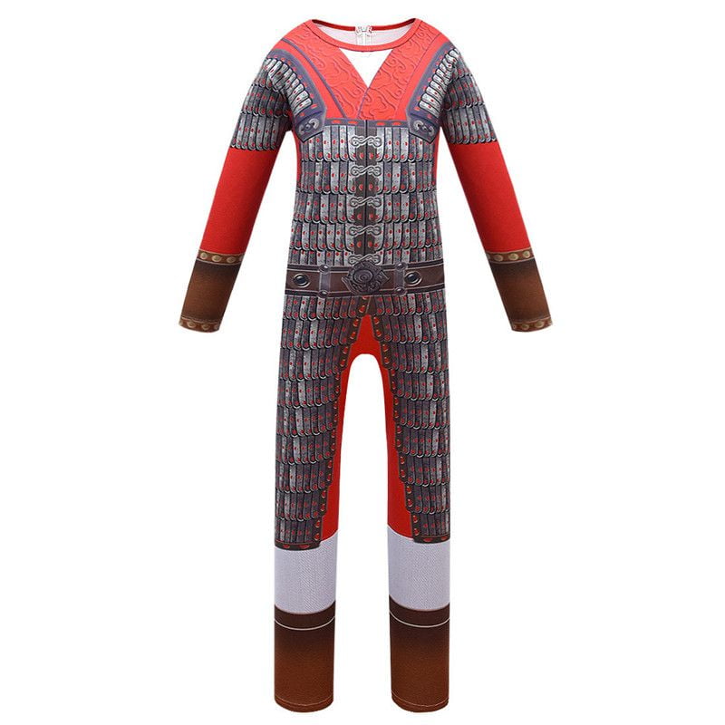 Princesa Mulan Hua Cosplay Disfraz Niños Jumpsuit Fancy Dress Body ...
