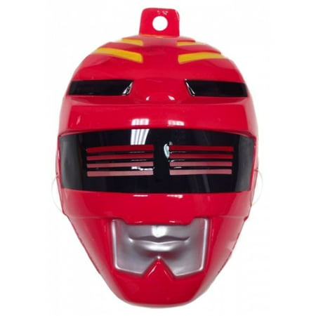 Red Power Ranger Mask Child Costume Mask - Walmart.com