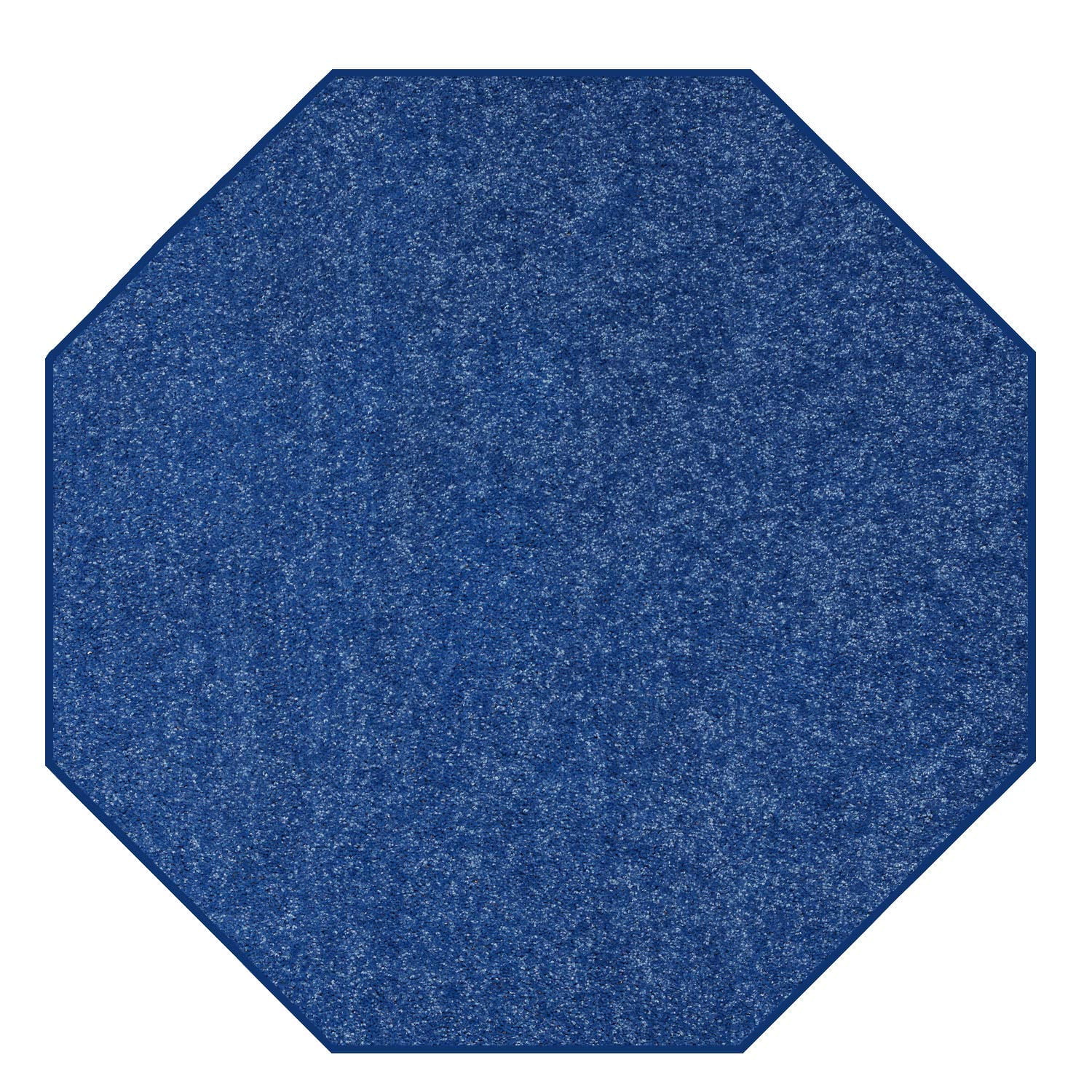 Home Queen Solid Color Octagon Shape Area Rugs Royal - 6' Octagon ...