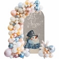 6.6FT Arch Backdrop Covers, Vintage Snowman, Wedding Arch Cover ...