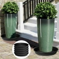 mdesiwst 5Pcs Heavy Duty Plastic Plant Saucer Tray Flower Pot Water ...