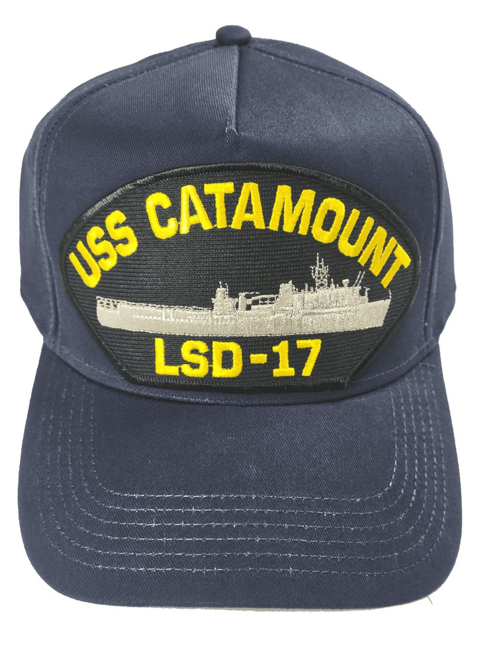 USS Catamount LSD-17 Ship HAT - Navy Blue - Veteran Owned Business ...