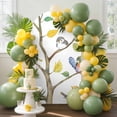 Bird on A Branch Watercolor Leaves Arch Backdrop Cover Stretchy Spandex ...